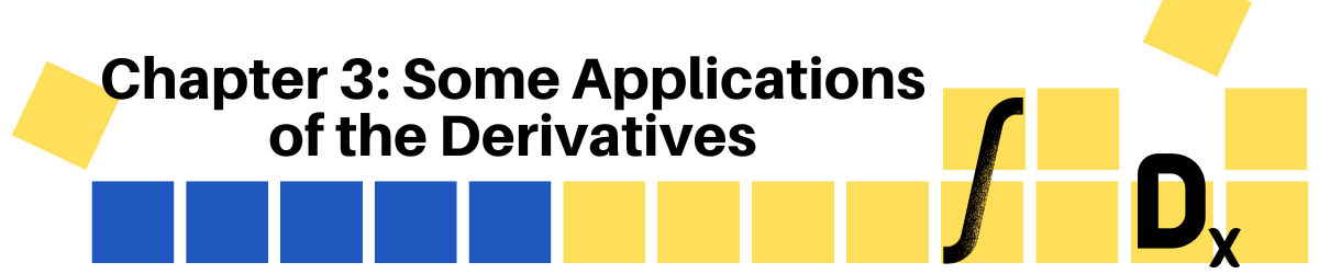 Chapter 3: Some Applications of the Derivatives - A Complete Solution